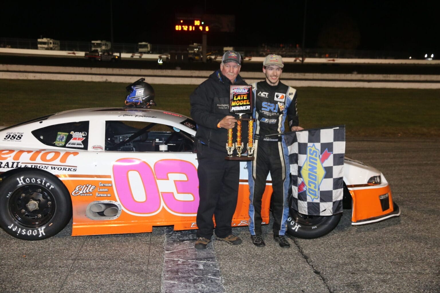 Mike Christopher Jr. Saves Tires to Dash for Cash Win on Sunoco World ...