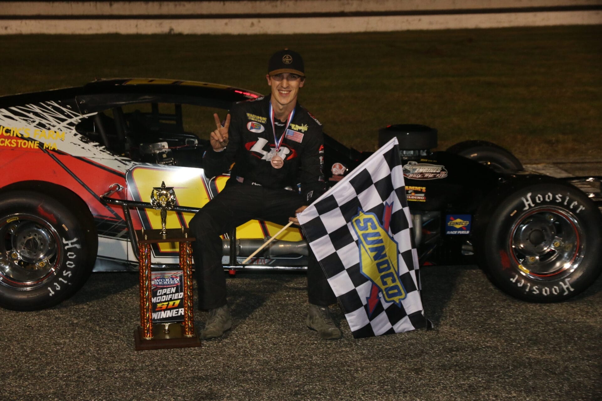 Mike Christopher Jr. Saves Tires to Dash for Cash Win on Sunoco World ...